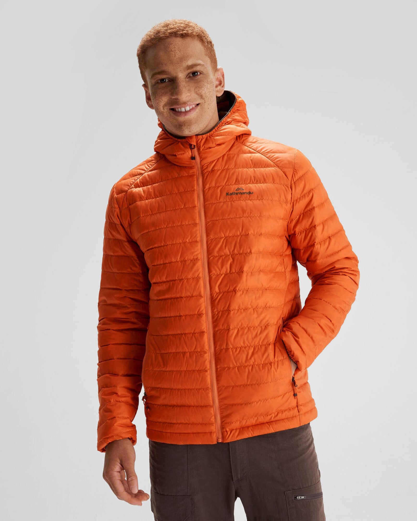 Doudoune à capuche Heli R pour homme - Vert Squash – Kathmandu EU